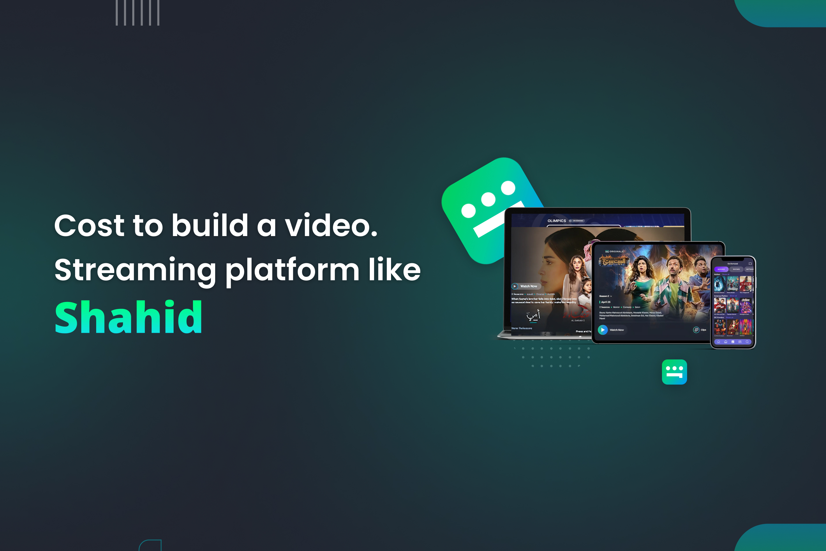 Cost To Build a Video Streaming Platform Like Shahid | Infutrix